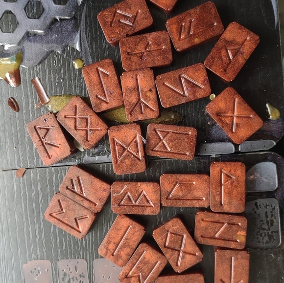 Hand Crafted | Other | 24 Resin Rune Tiles | Poshmark